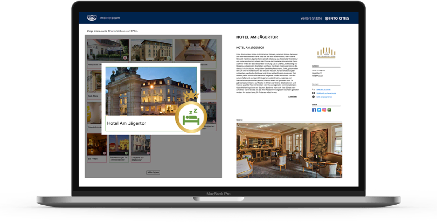 Städte und regionale Geschäfte in 360° Rundgängen entdecken - Into Cities